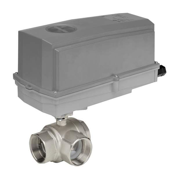 B329+AFRX24-MFT N4 | Characterized Control Valve (CCV) 1 1/4in. 3-way ...